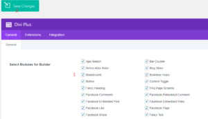 Enable and Disable Divi Plus Modules – Divi Extended Documentation
