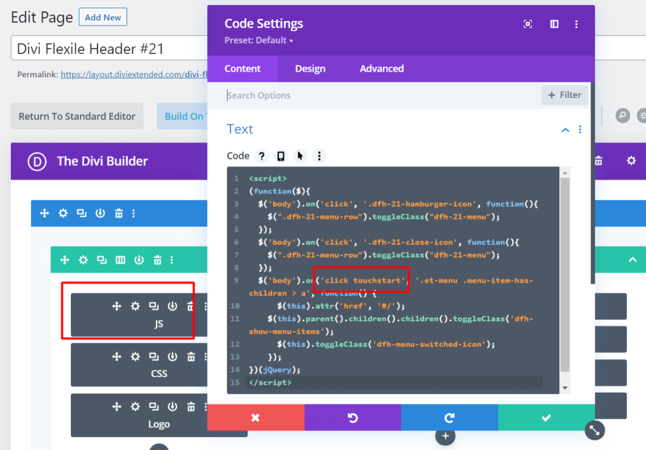 Mobile sub menu not expanding in Divi Flexile Header - Divi Extended Documentation