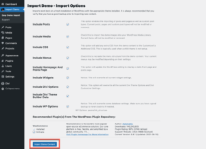 One-click demo import - Divi Extended Documentation