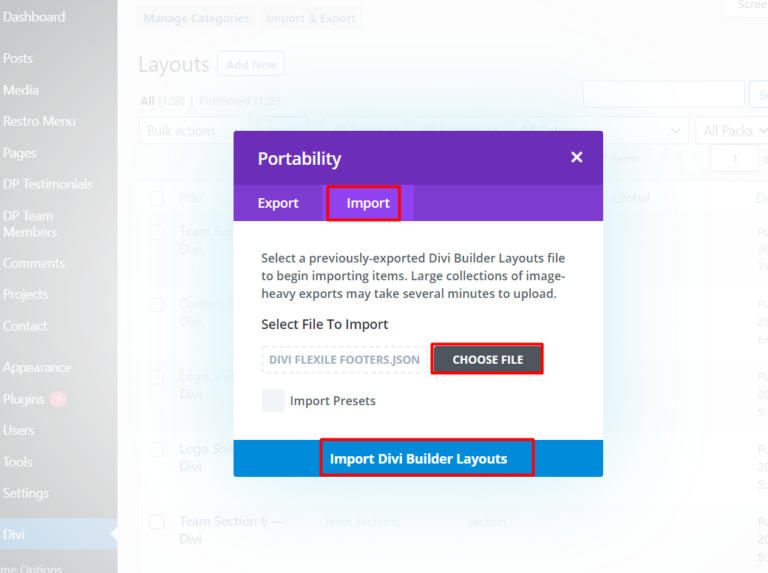 Installation and usage - Divi Extended Documentation