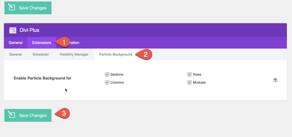 Particles Background - Divi Extended Documentation