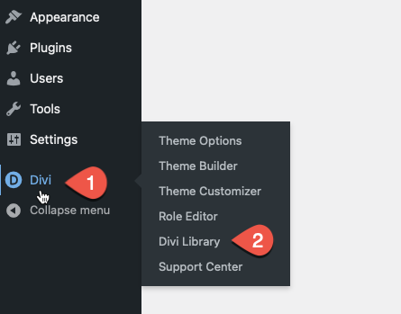 Installation and usage - Divi Extended Documentation