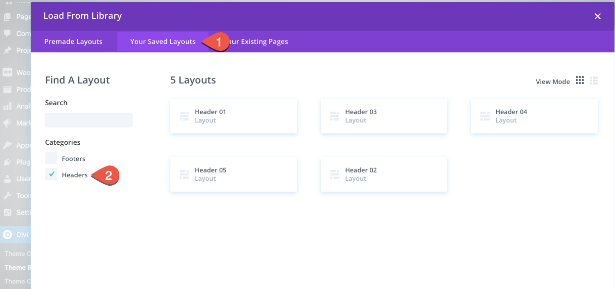 Headers – Divi Extended Documentation