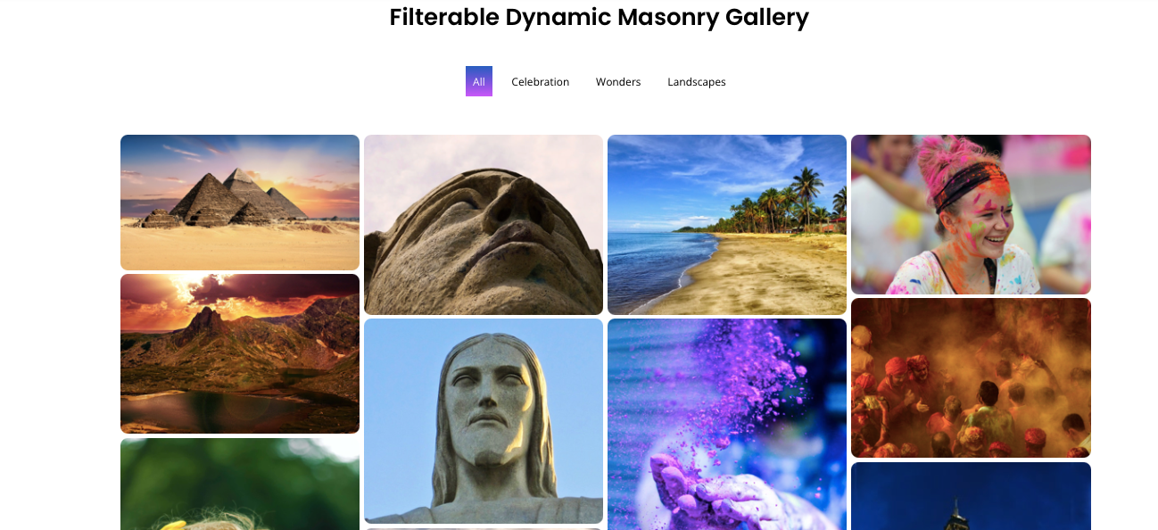 Dynamic Masonry Gallery - Divi Extended Documentation