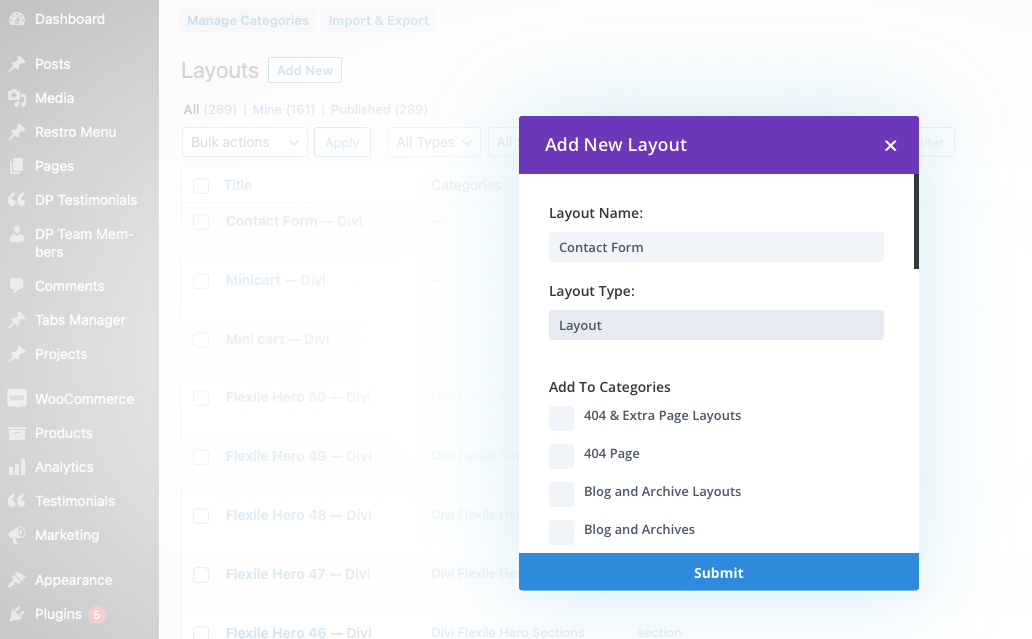 How to insert contact form in modal popup? - Divi Extended Documentation