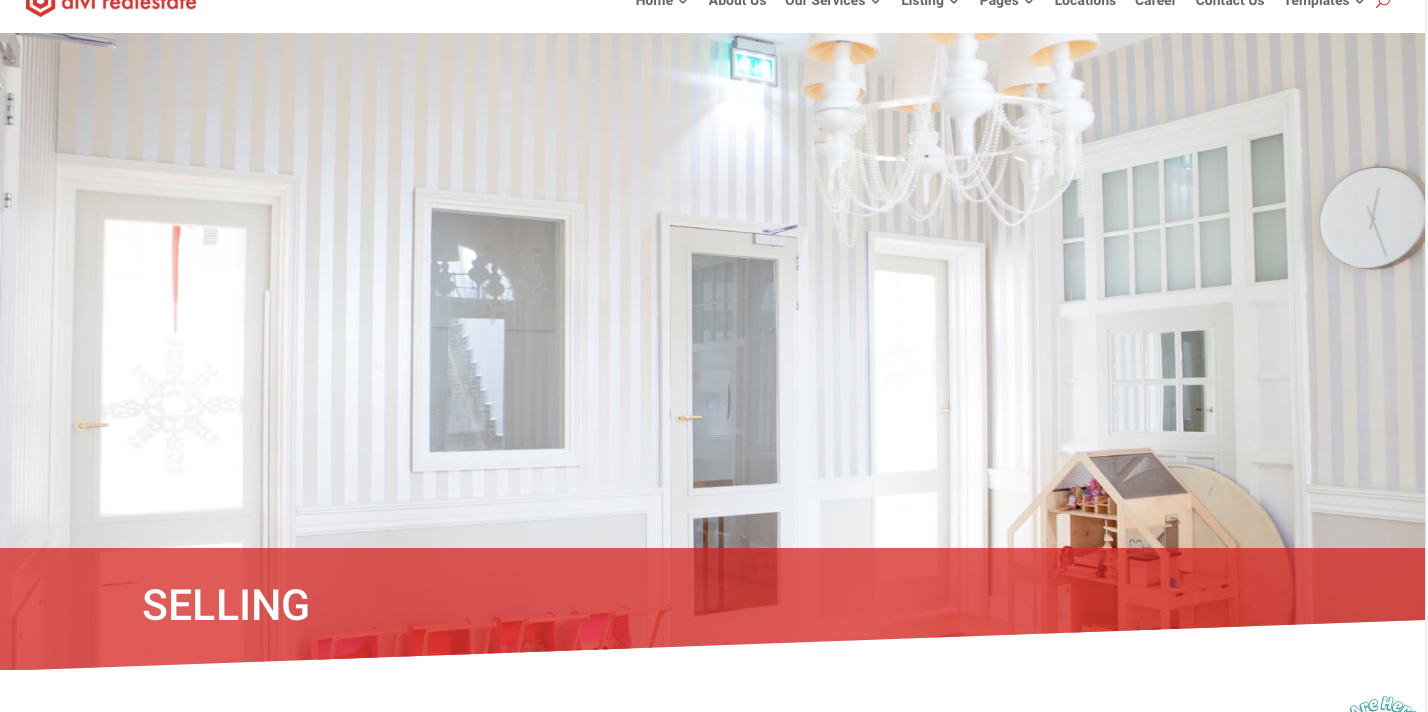 Change red banner shape of inner pages hero section - Divi Extended ...