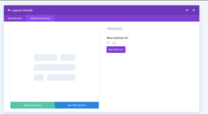 Sections - Divi Extended Documentation