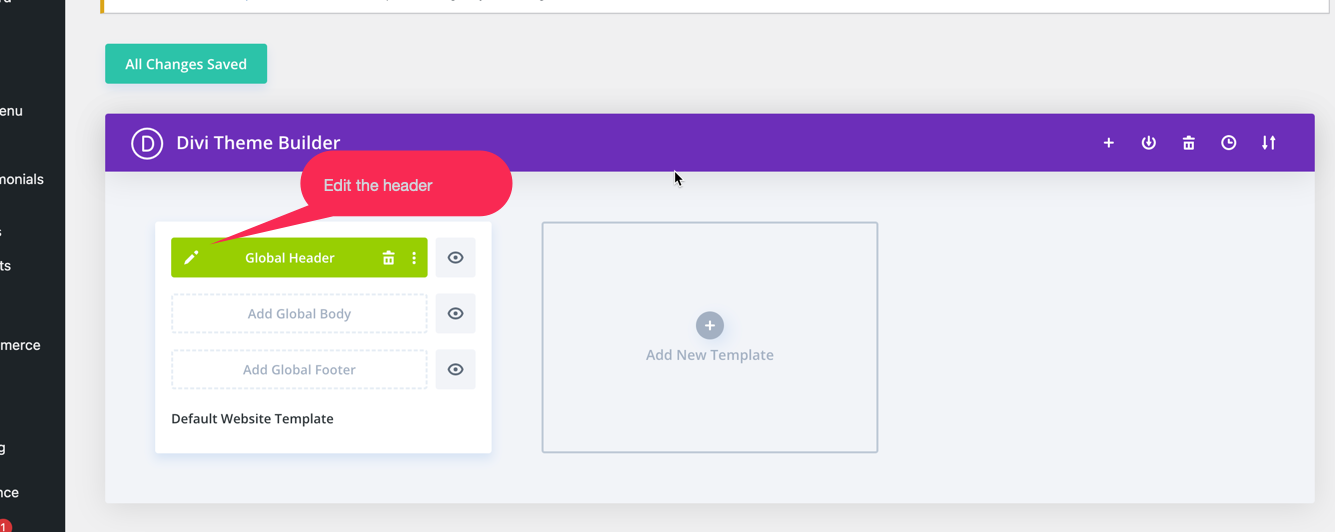 How to display particle background in header? - Divi Extended Documentation