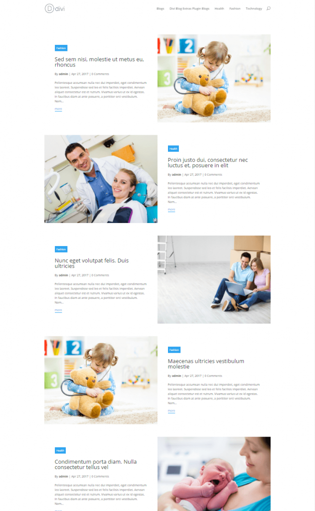 Best Divi Blog Module Plugin - Divi Blog Extras