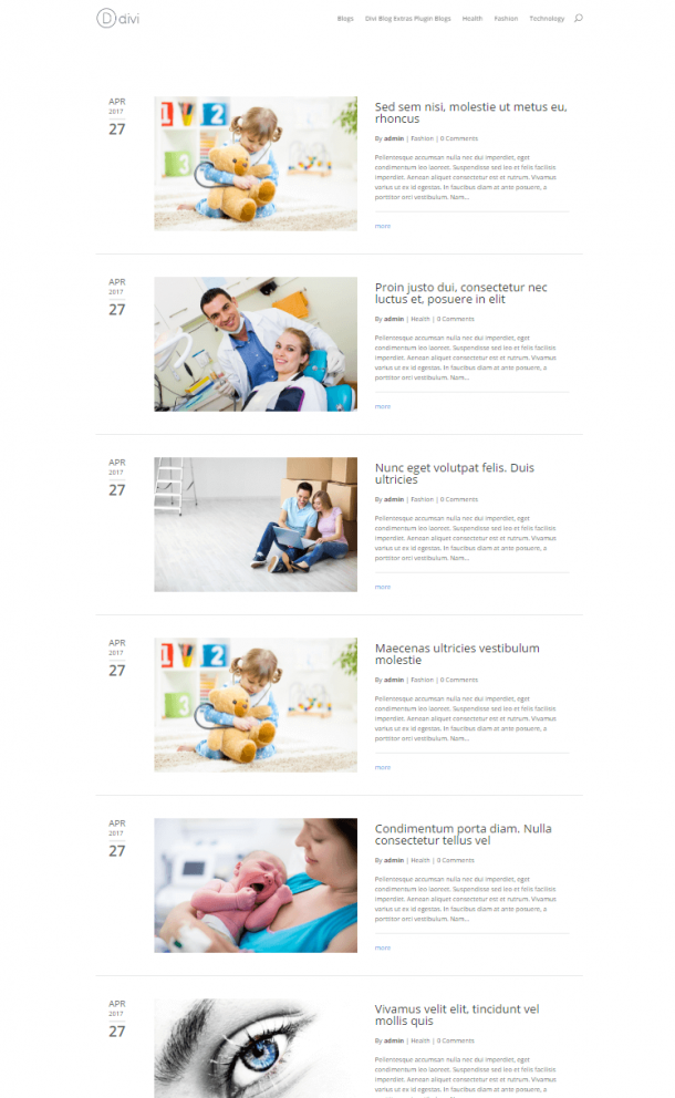 Best Divi Blog Module Plugin - Divi Blog Extras