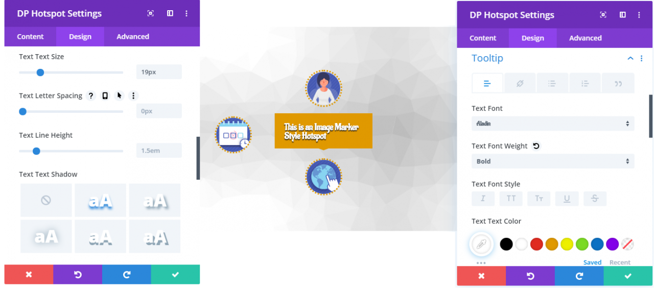 Divi Image Hotspot: Divi Plus module overview - Divi Extended