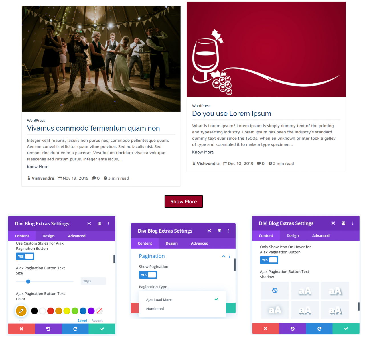 How to create Divi Masonry blog with Divi Blog Extras