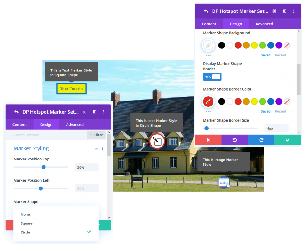 Divi Image Hotspot: Divi Plus module overview - Divi Extended