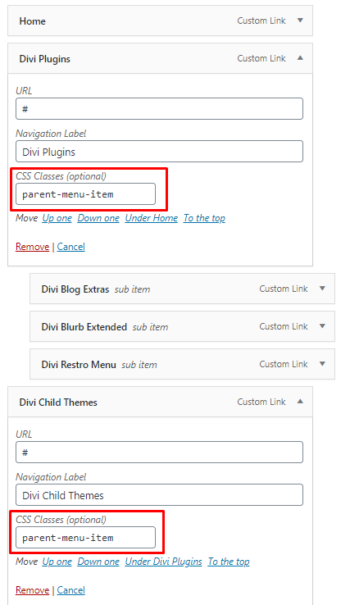 How To Create A Mobile Foldable Nested Menu For Divi Divi Extended
