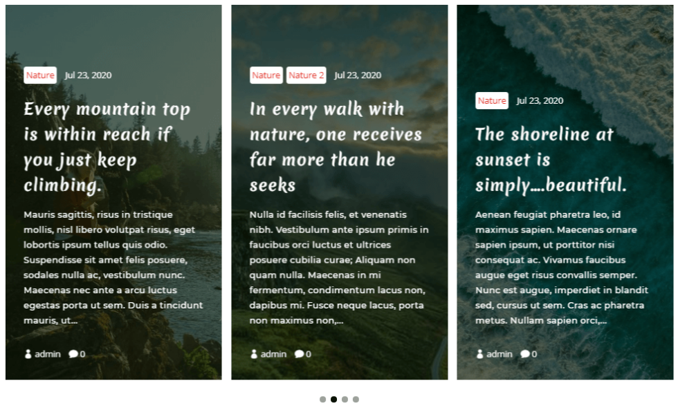 Divi Blog Slider - Divi Extended