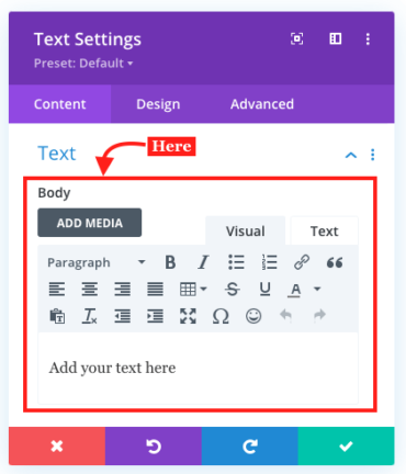 How to display text over an image in Divi - Divi Extended