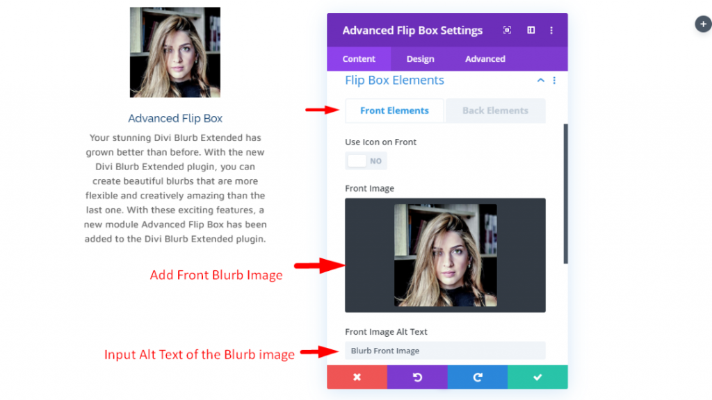Creating Divi blurbs with Advanced Flip Box: Part 2 - Divi Extended