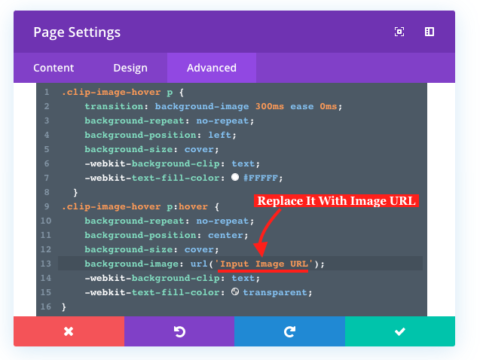 How to display text over an image in Divi - Divi Extended