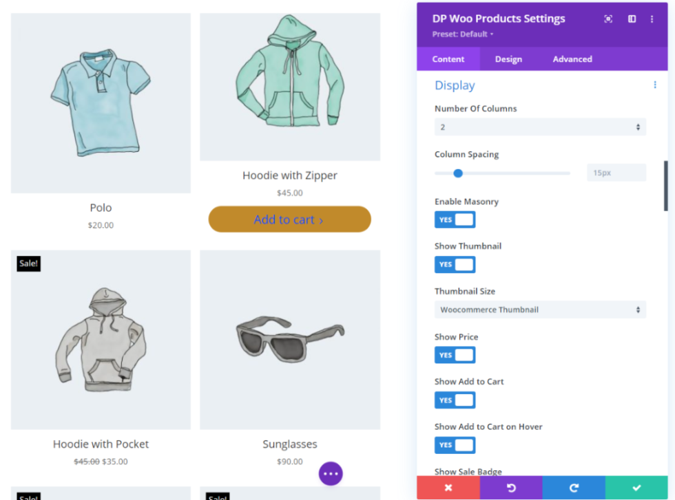 Divi Plus Modules for WooCommerce - Divi Extended