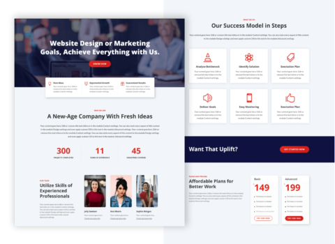 How to create a perfect Landing page - Divi Extended