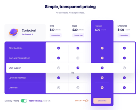 Pricing Tables: Importance and 7 Best Practices to Follow in Divi