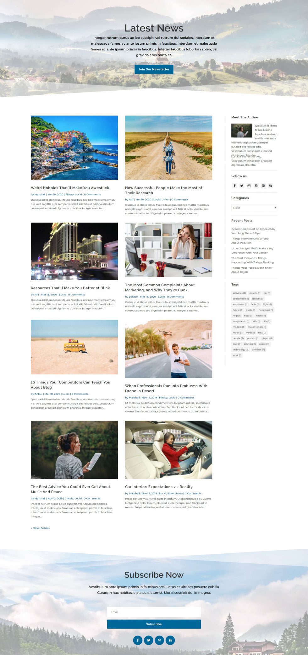 60+ Best Blog layouts for Divi theme (Free and Paid) - Divi Extended