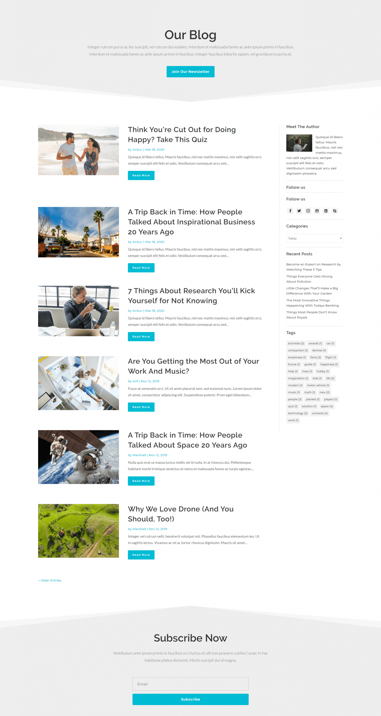 10 amazing Divi blog layouts you'll love to have - Divi Extended